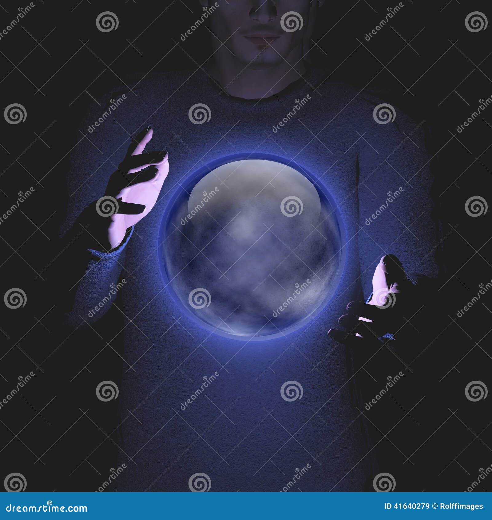 Hovering sphere stock illustration. Illustration of globe - 41640279