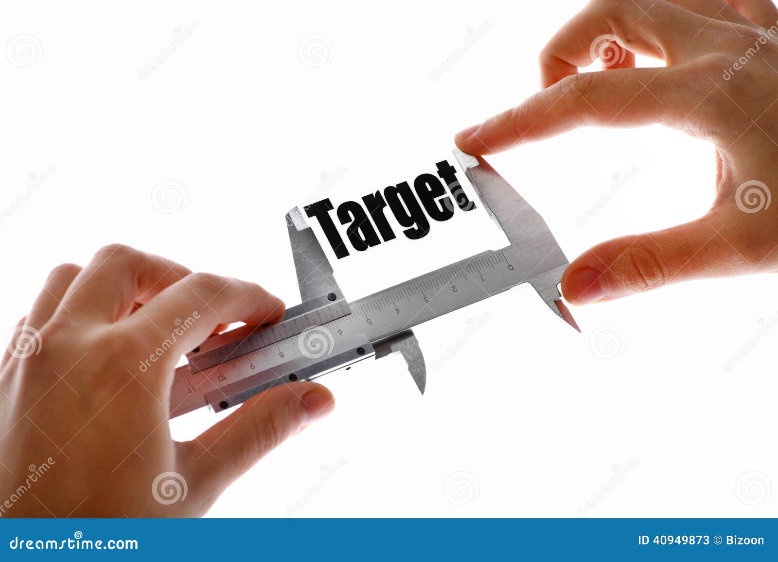 How big is our target stock image. Image of concept, idea - 40949873