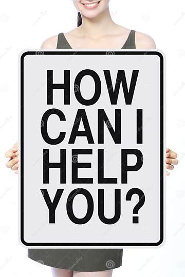 How Can I Help You? stock image. Image of smiling, background - 37631703