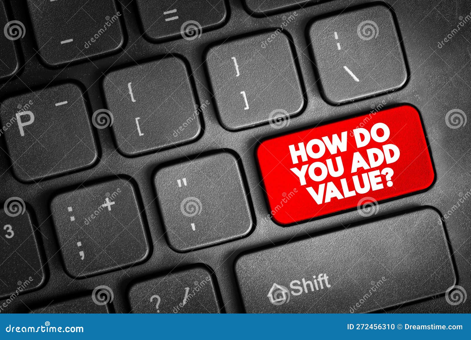 How Do You Add Value Question Button on Keyboard, Concept Background ...