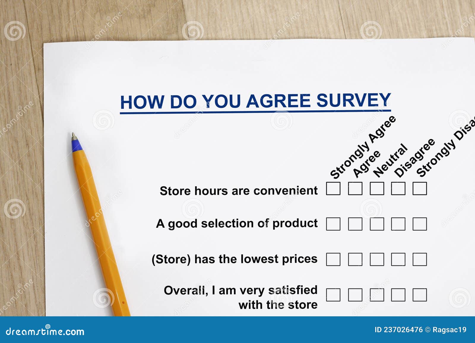 How do you agree survey stock photo. Image of question - 237026476