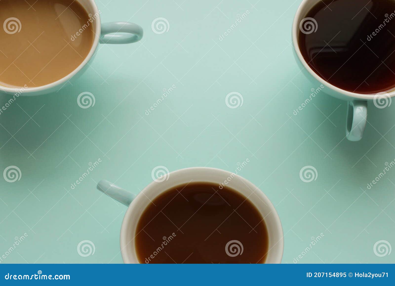 How Do You Take Your Coffee? Stock Image - Image of aqua, drink: 207154895
