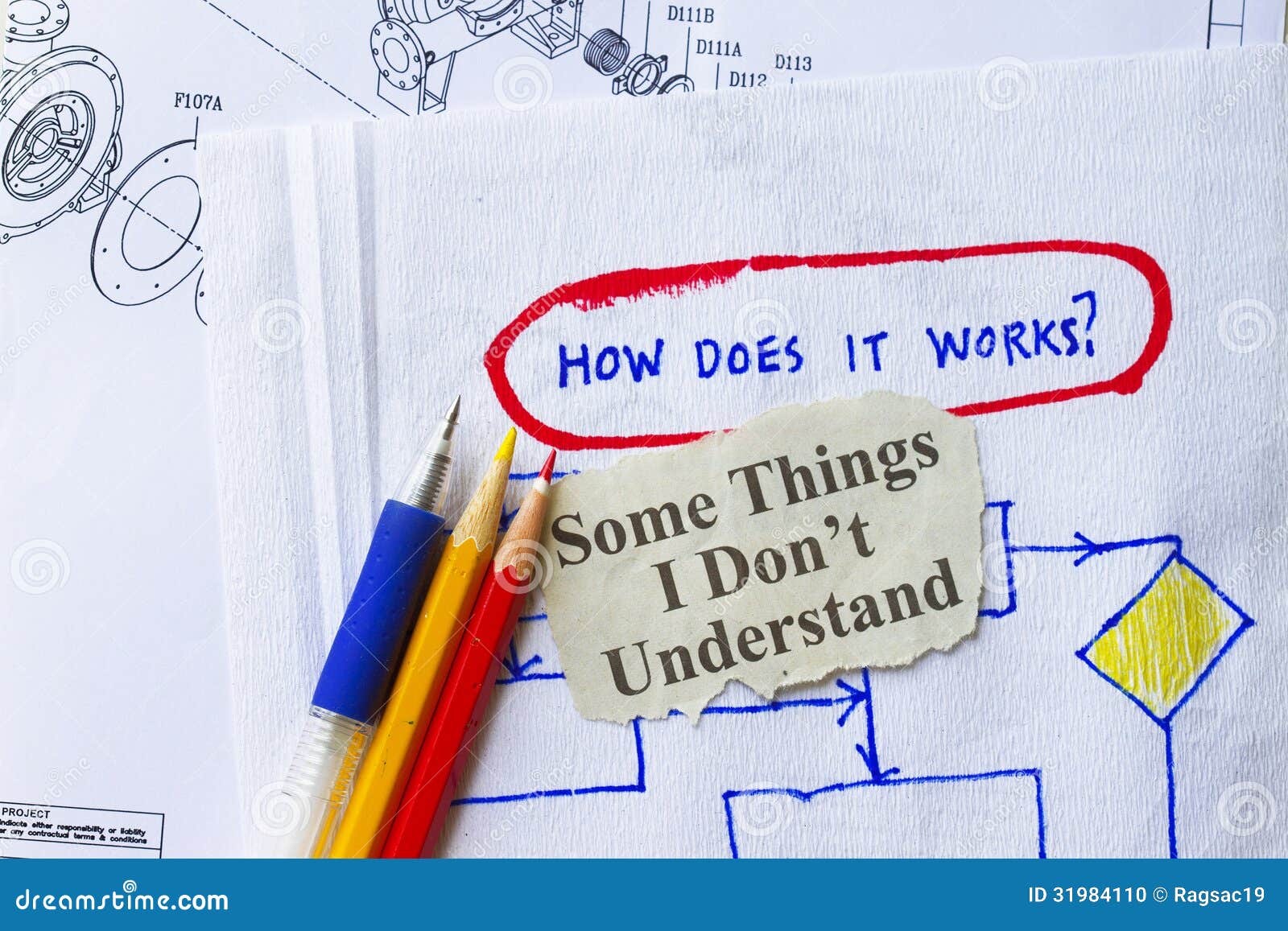 How does it work stock photo. Image of abstract, design - 31984110