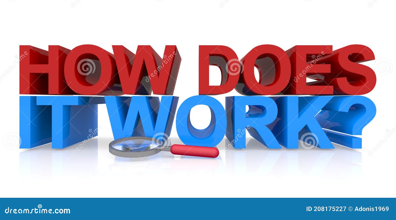 How does it works on white stock illustration. Illustration of ...