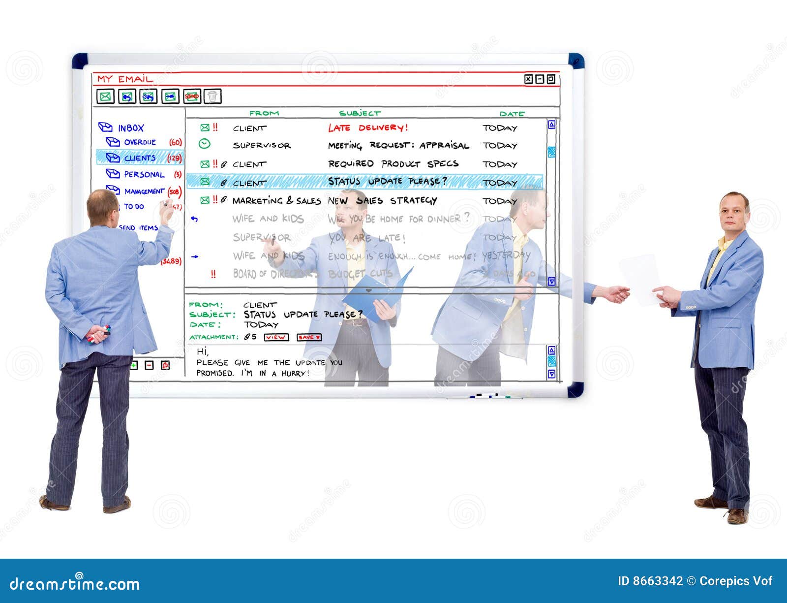 How email really works stock photo. Image of computer - 8663342