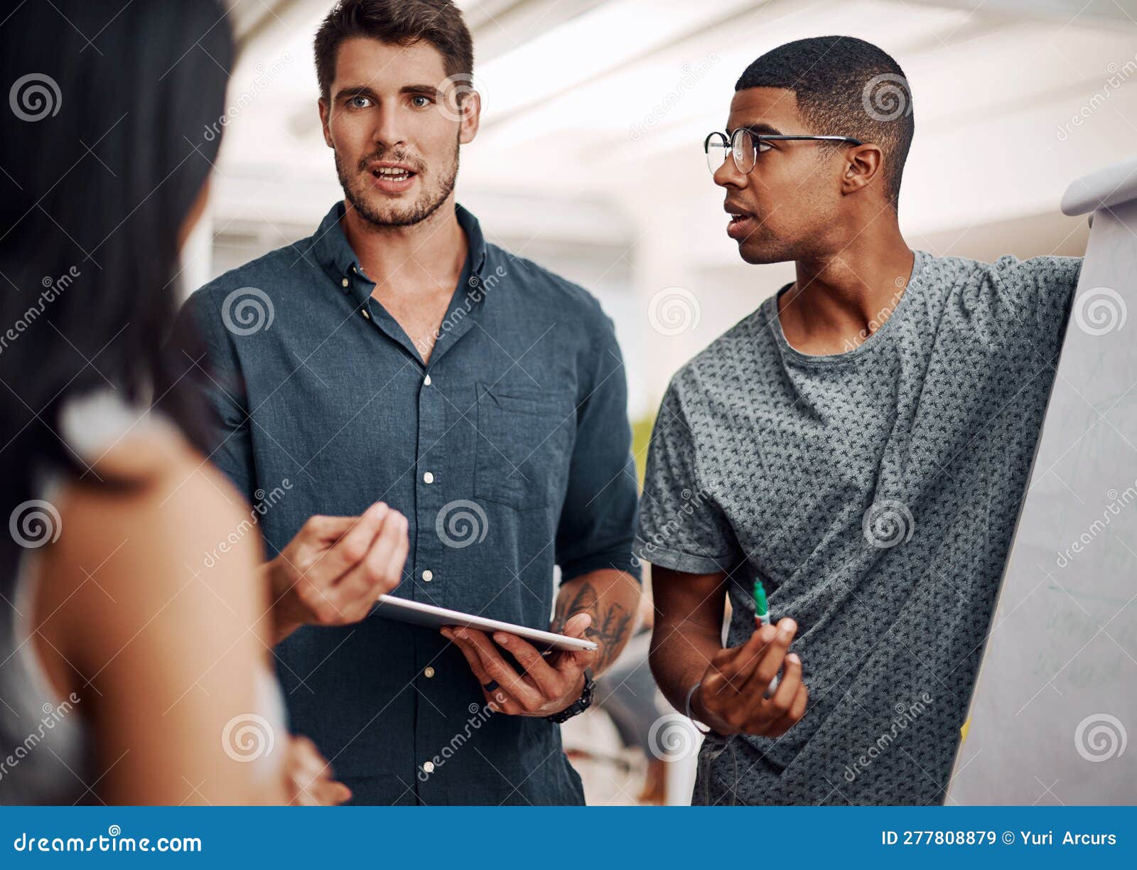 How are we Going To Work this Out. a Diverse Group of Businesspeople ...