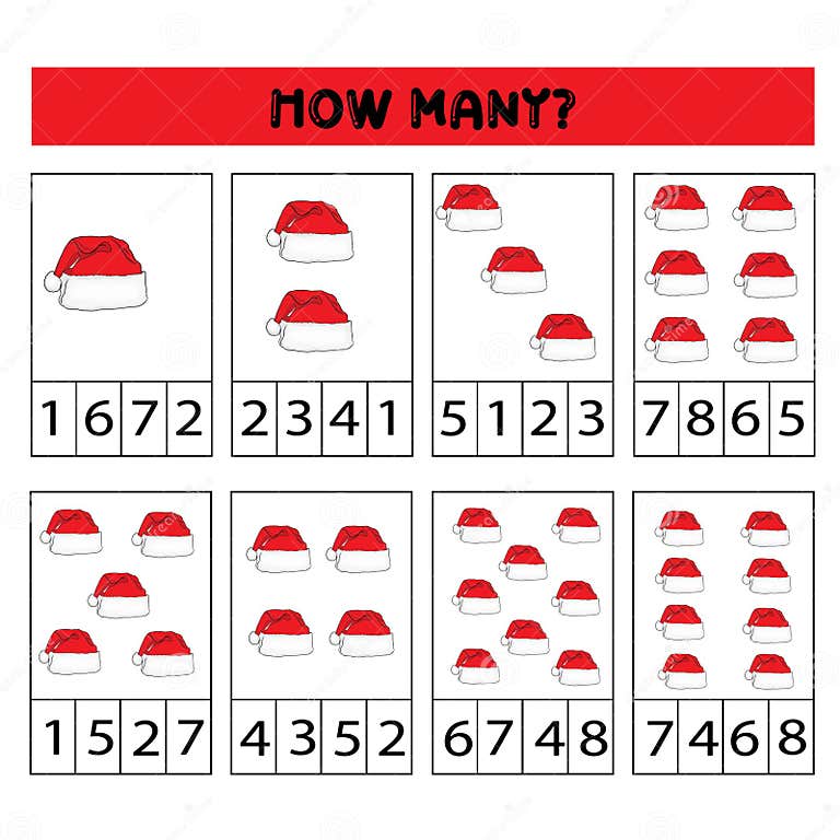 How Many. Count How Many Objects are Hidden in the Picture. How Many ...