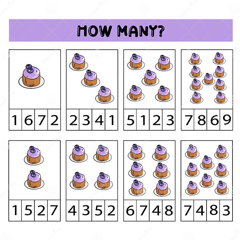 How Many. Count How Many Objects are Hidden in the Picture. How Many ...