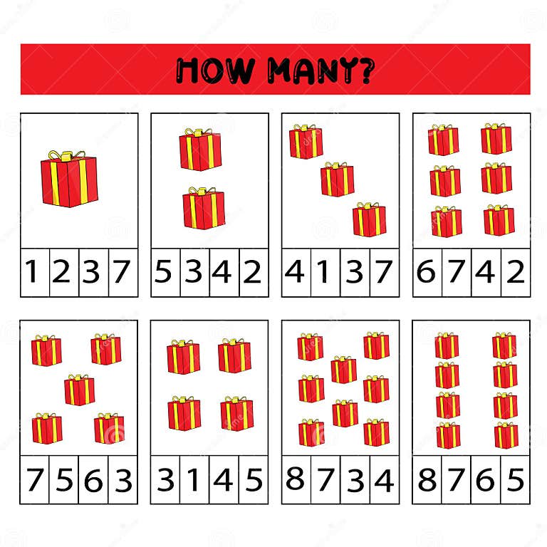 How Many. Count How Many Objects are Hidden in the Picture. How Many ...