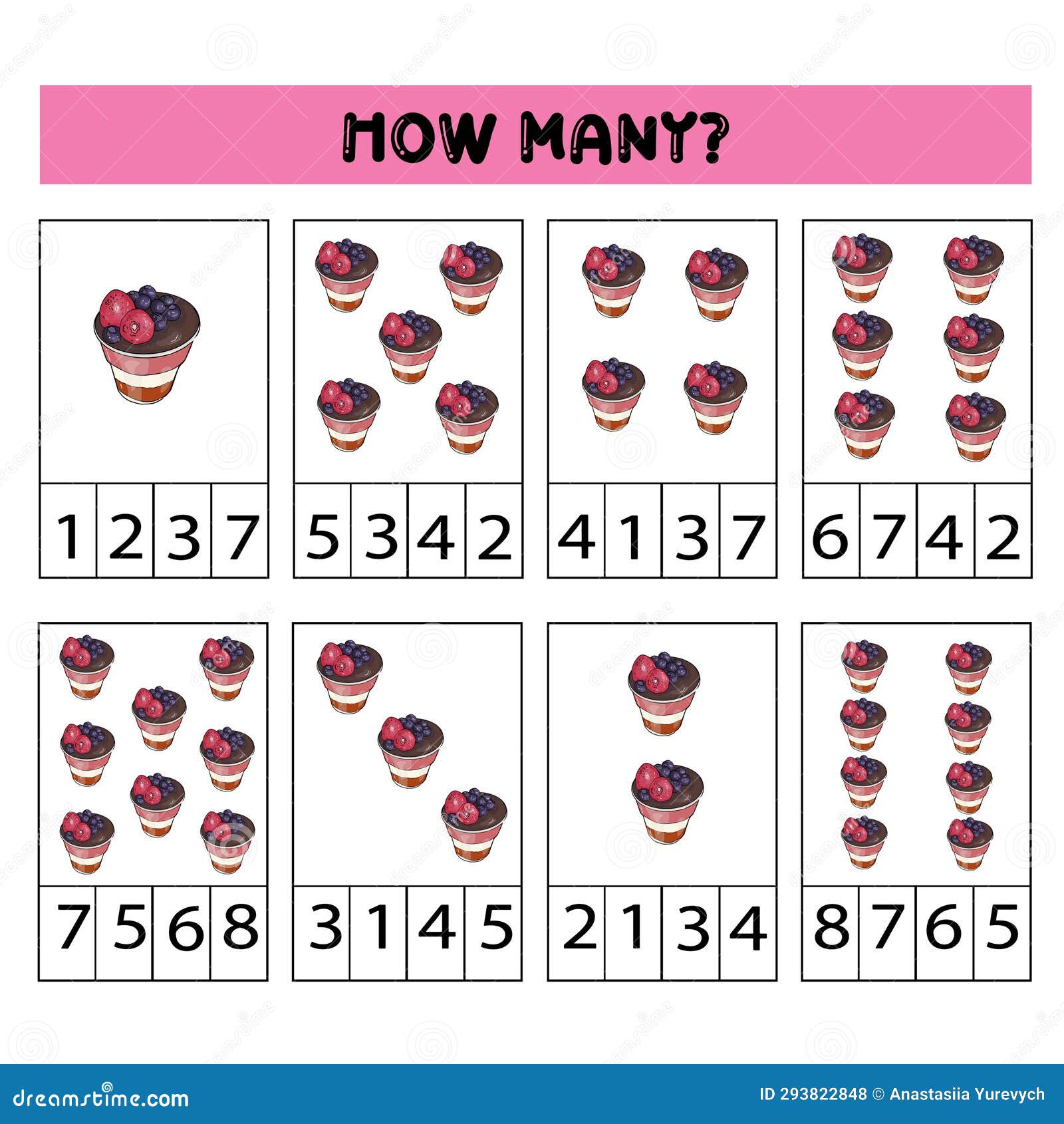 How Many. Count How Many Objects are Hidden in the Picture. How Many ...