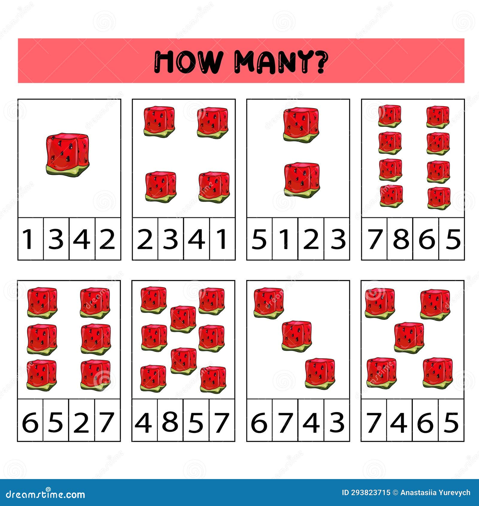 How Many. Count How Many Objects are Hidden in the Picture. How Many ...