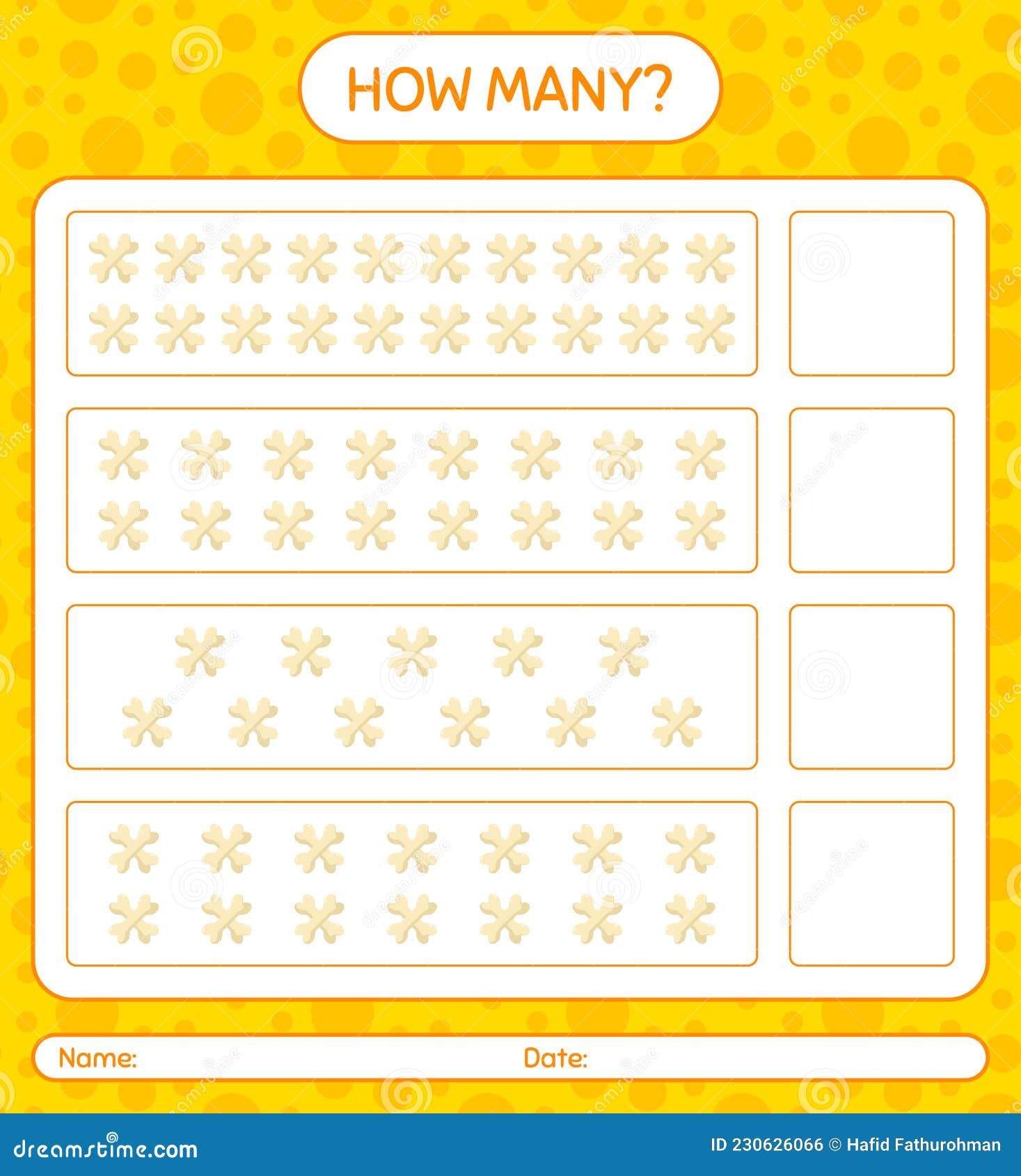 How Many Counting Game with Bone. Worksheet for Preschool Kids, Kids ...