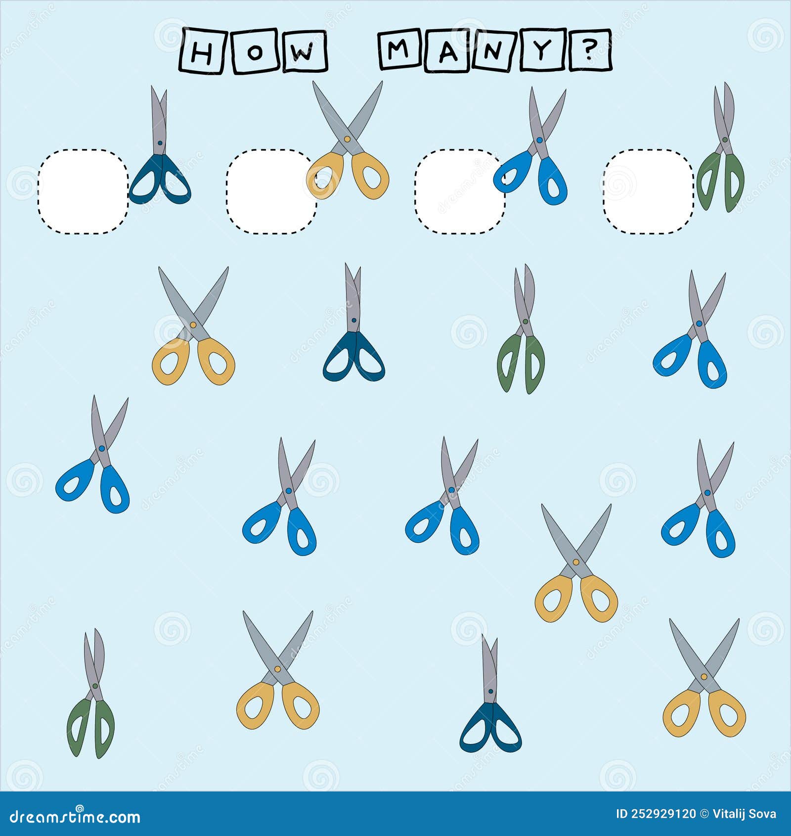 HOW MANY stock illustration. Illustration of sharp, icon - 252929120