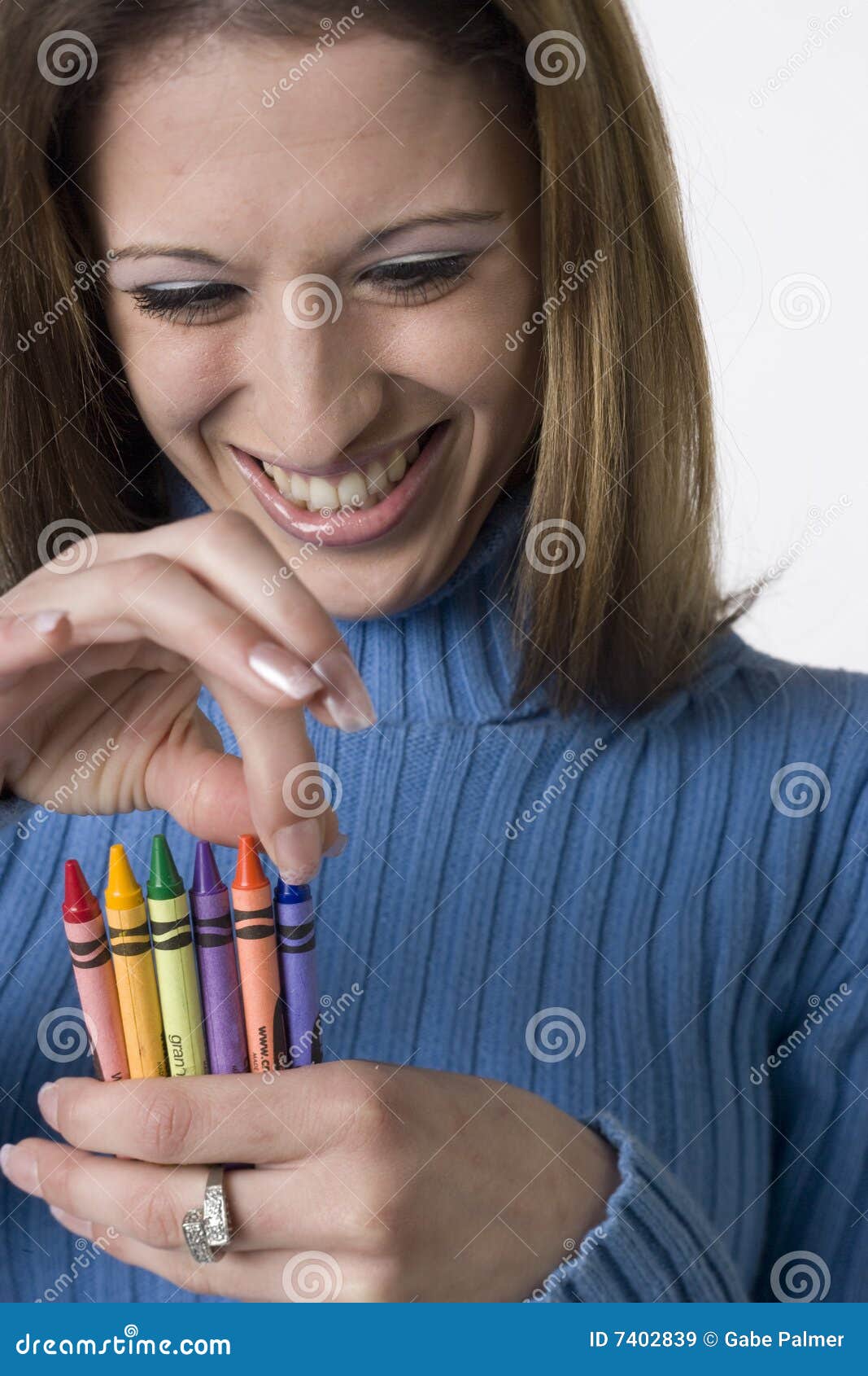 How Many Crayons Do I Have? Stock Image - Image of assortment, smile ...