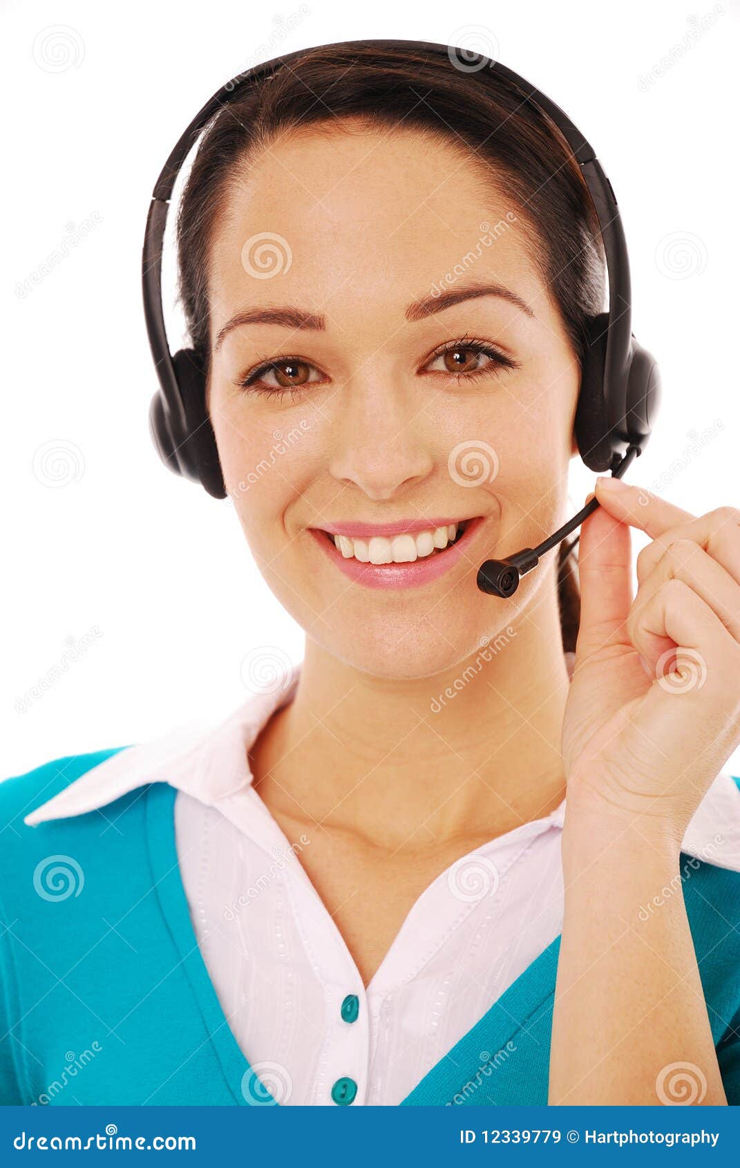 How may I help? stock image. Image of lady, laugh, communication - 12339779