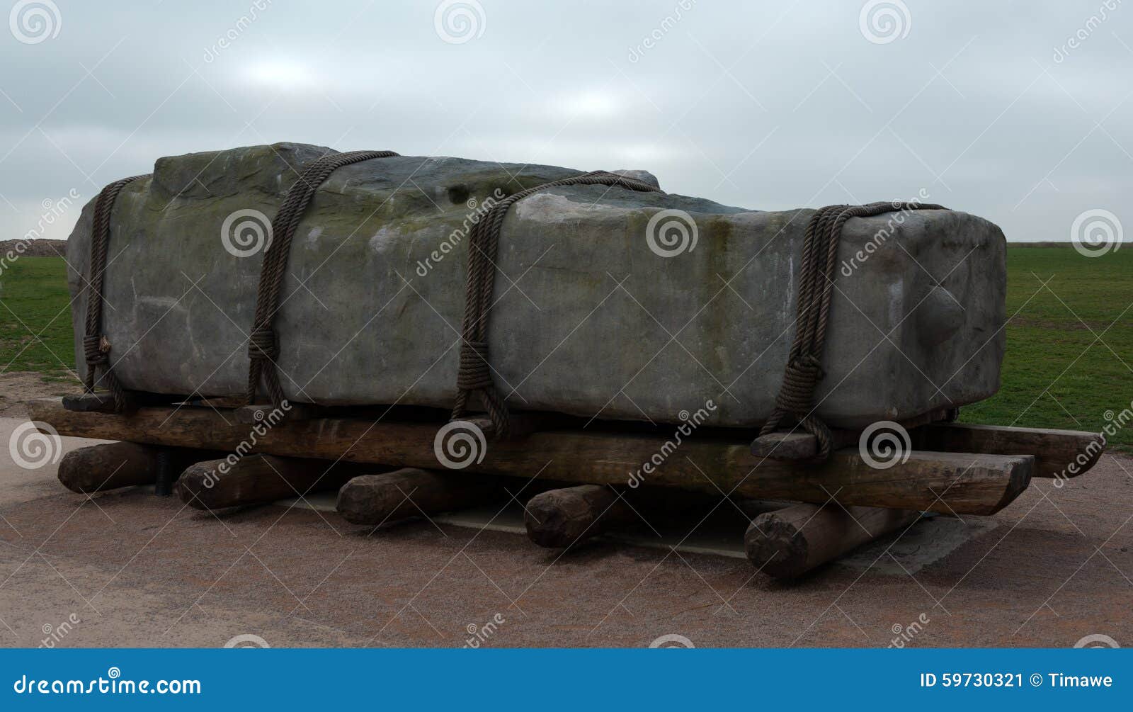How they moved Stonehenge stock image. Image of mesolithic - 59730321