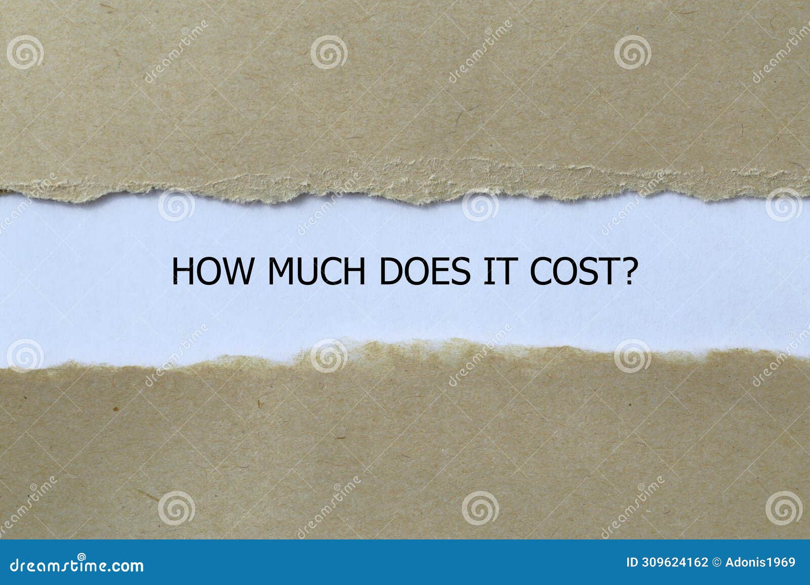 How Much Does it Cost on White Paper Stock Photo - Image of estimation ...