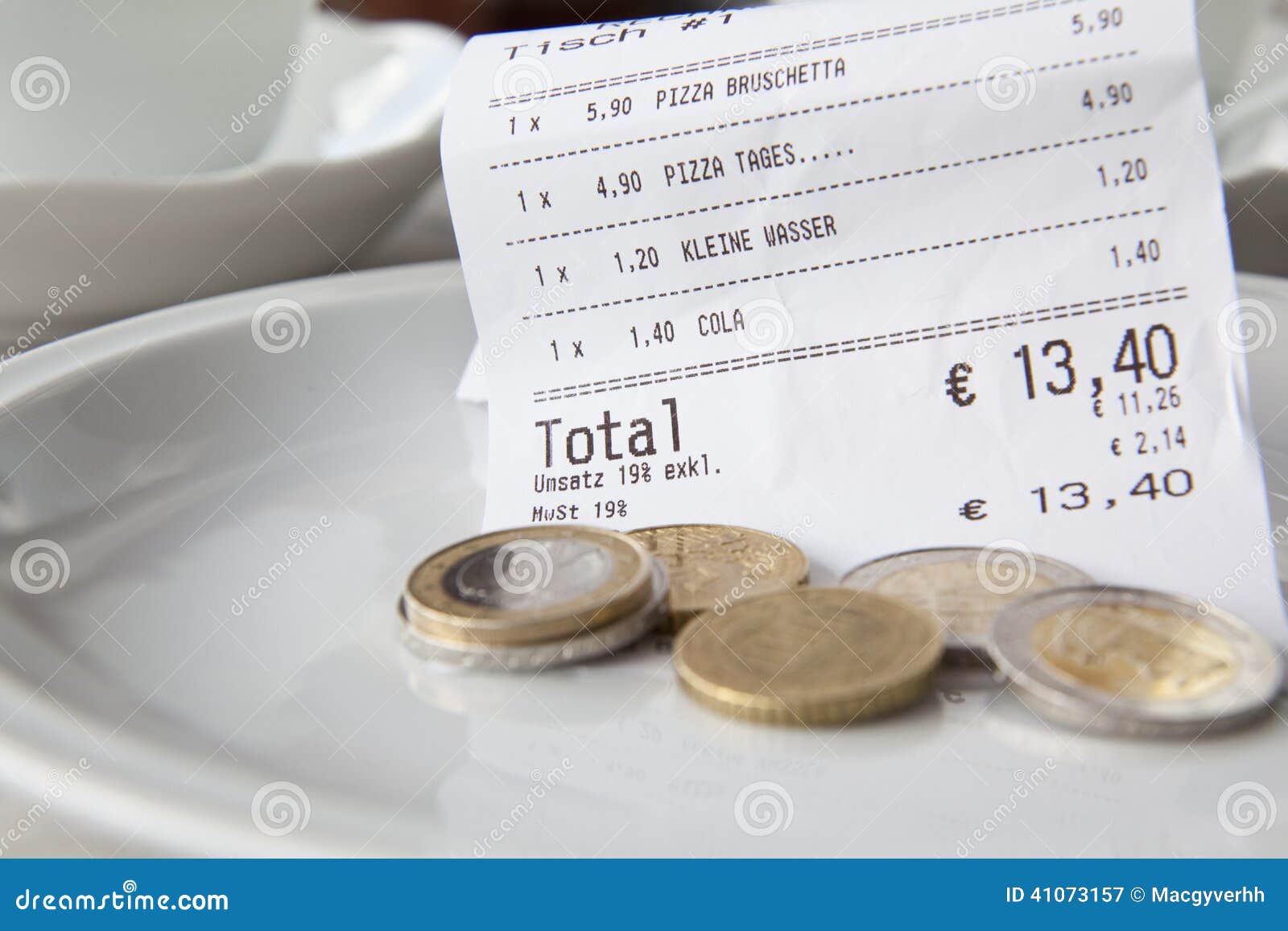 How much tip stock image. Image of restaurant, holidays - 41073157
