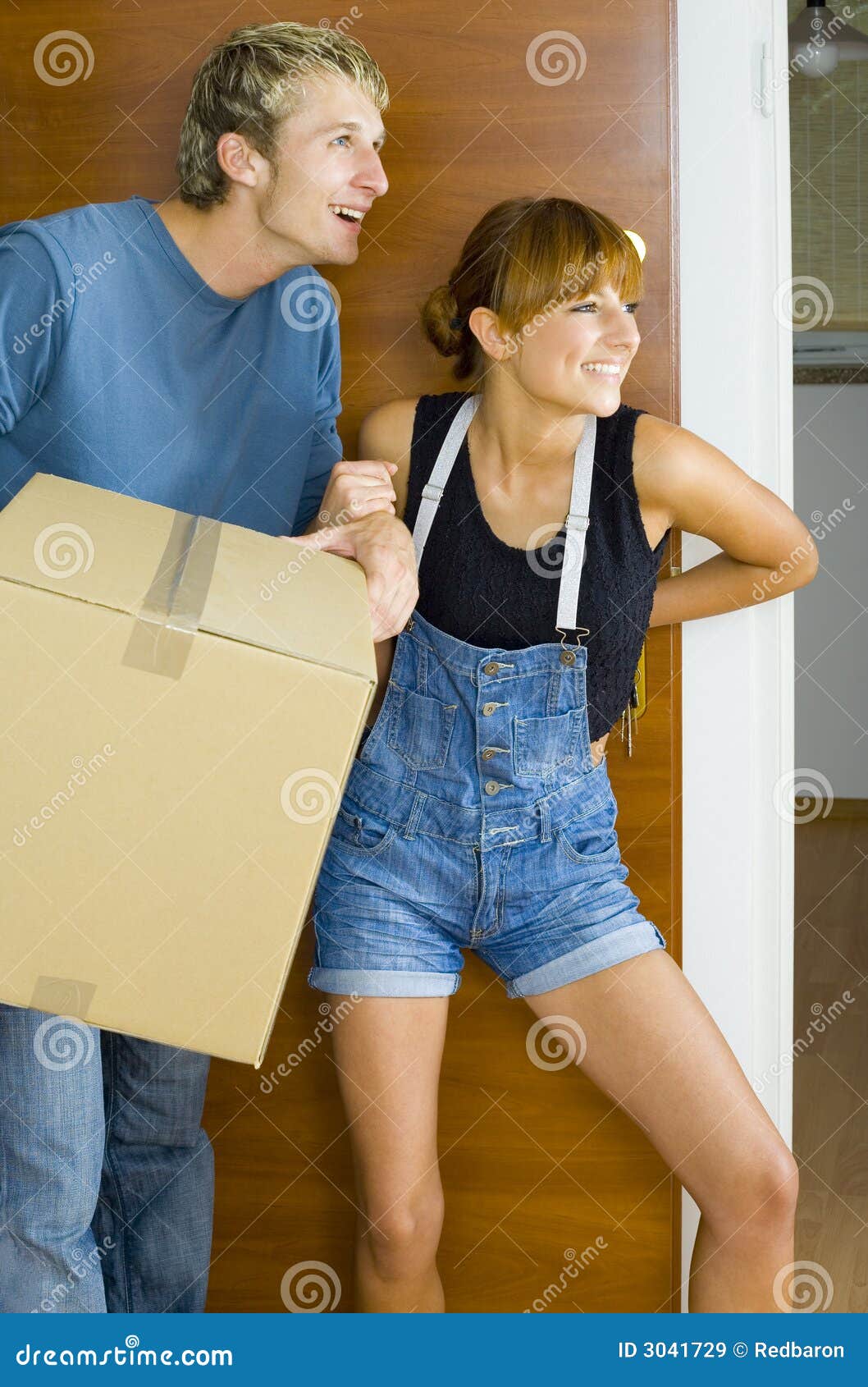 How nice! stock image. Image of house, happy, moving, happiness - 3041729
