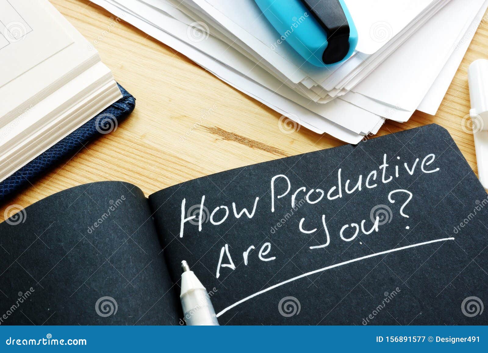 How Productive are You Question. Productivity Concept Stock Image ...