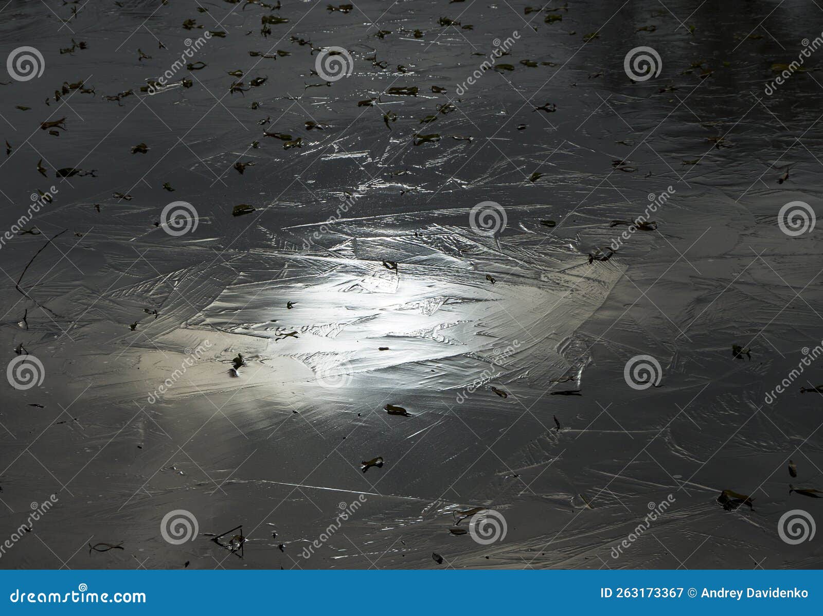 This is How the River Freezes Stock Image - Image of water, physical ...