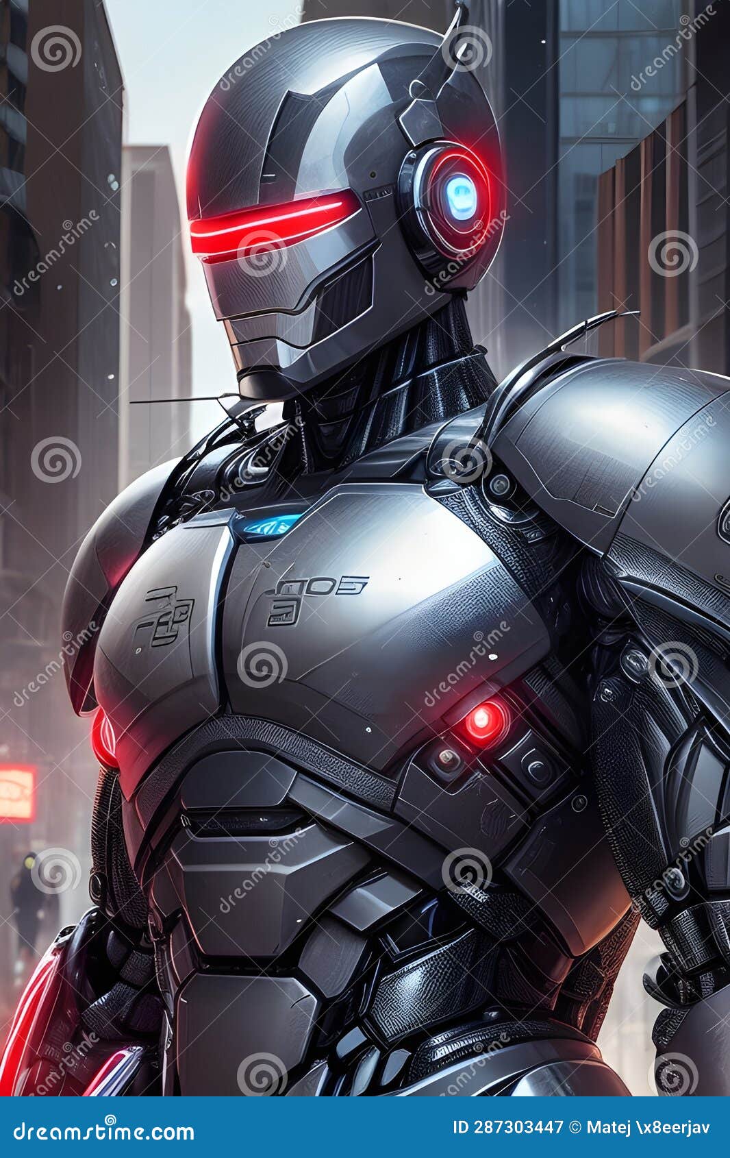 How Robot Cops are Trained and Programmed To Perform Their Duties Stock ...