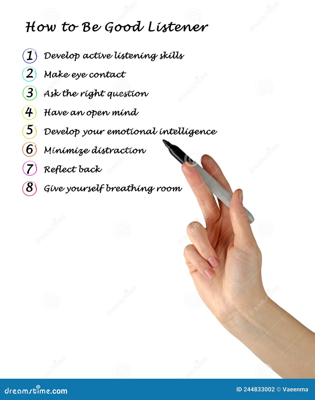 Good Listener stock photo. Image of mind, develop, distraction - 244833002