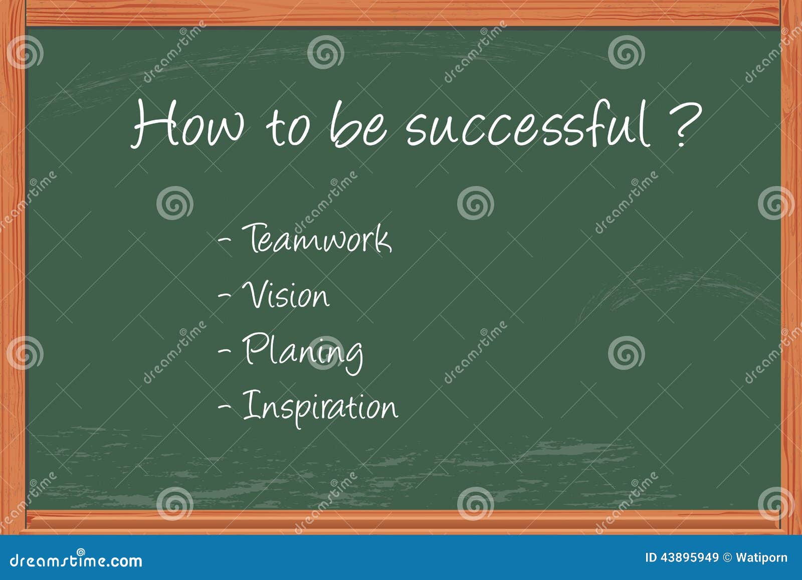 How to be successful stock illustration. Illustration of ideas - 43895949