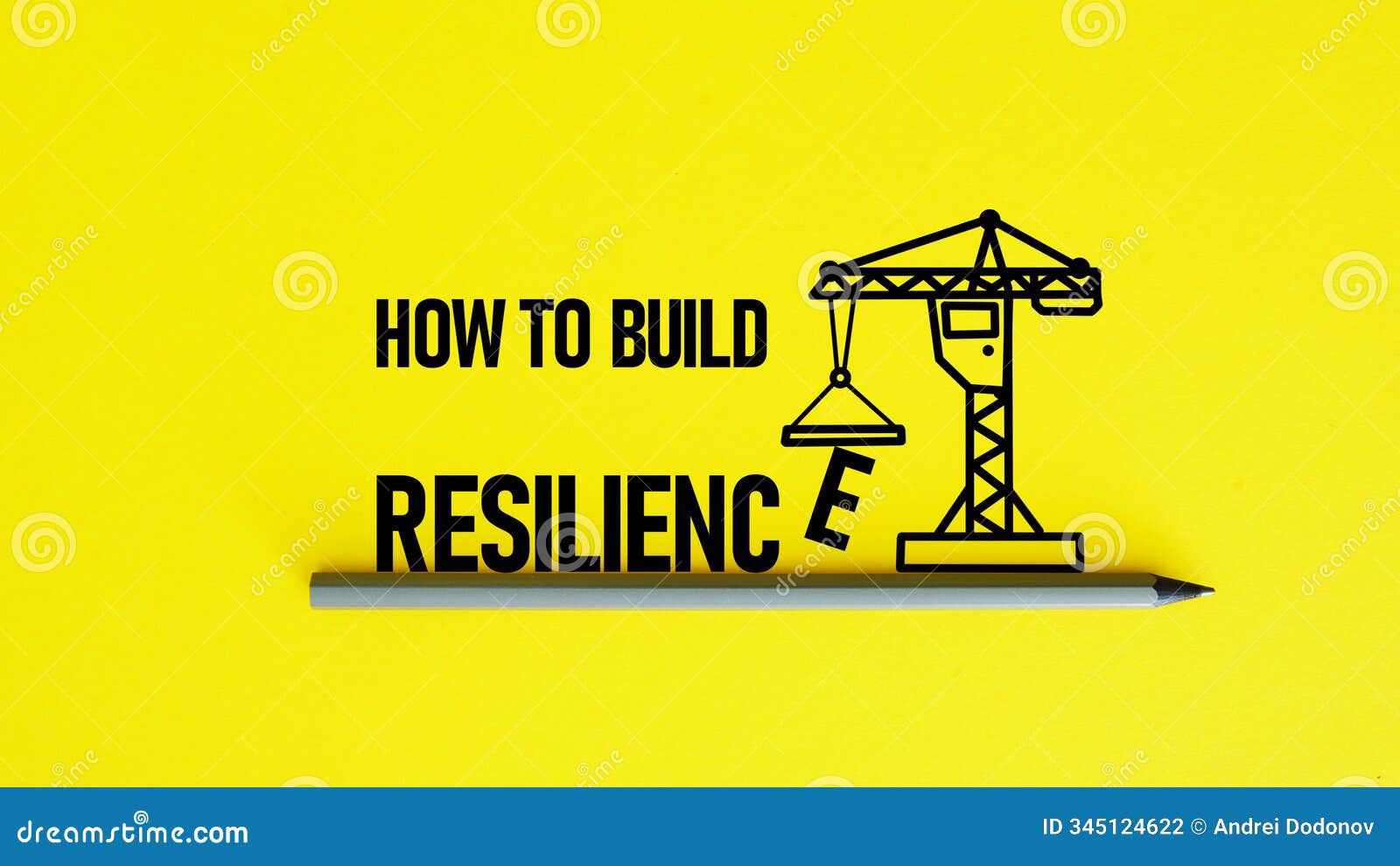 How To Build Resilience Symbol. Concept Words How To Build Resilience ...