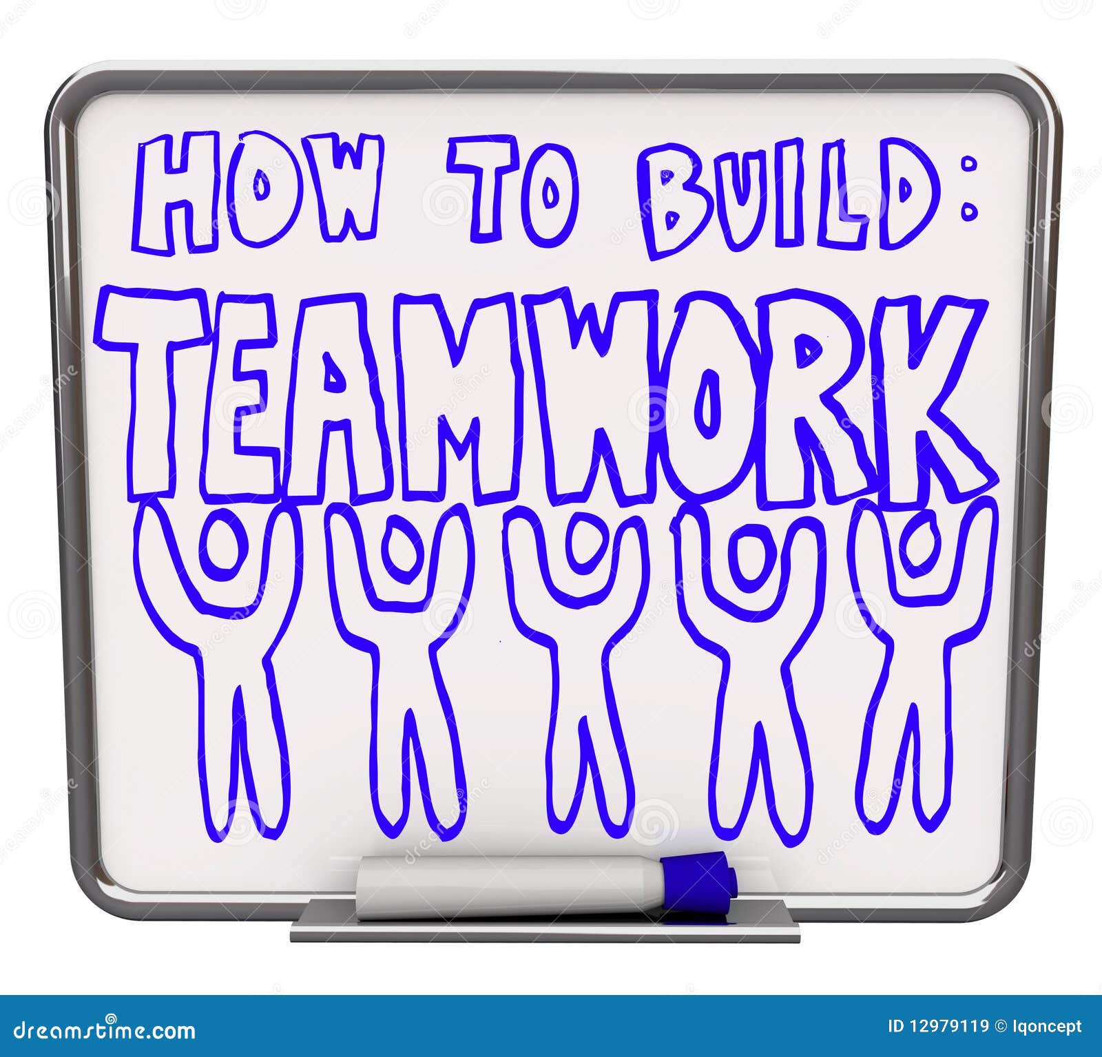 Words BUILD And DESTROY Textcard With Text Cartoon Characters. Opposite ...