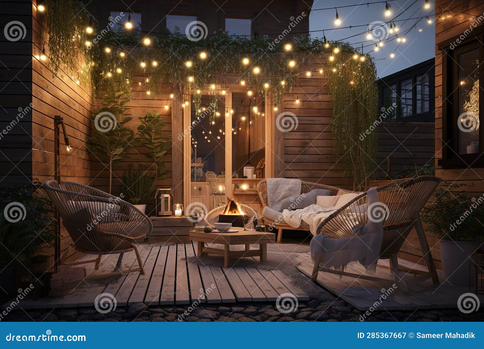 How To Create a Cozy Outdoor Atmosphere with String Lights - Generative ...