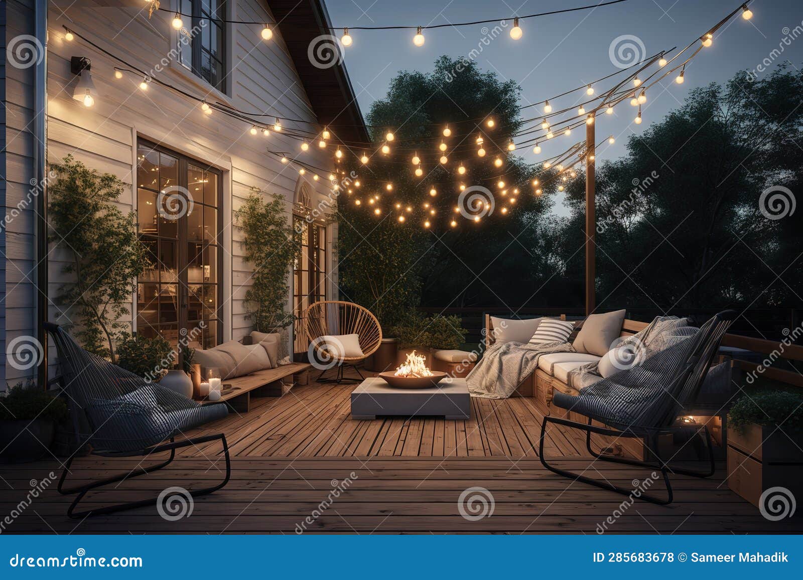 How To Create a Cozy Outdoor Atmosphere with String Lights - Generative ...