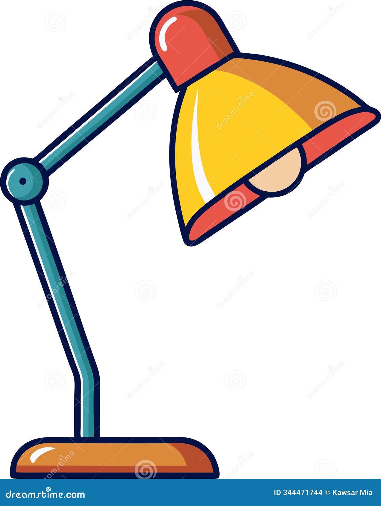 How To Create a Lamp Bulb Icon with a White Background Stock Illustration - Illustration of ...
