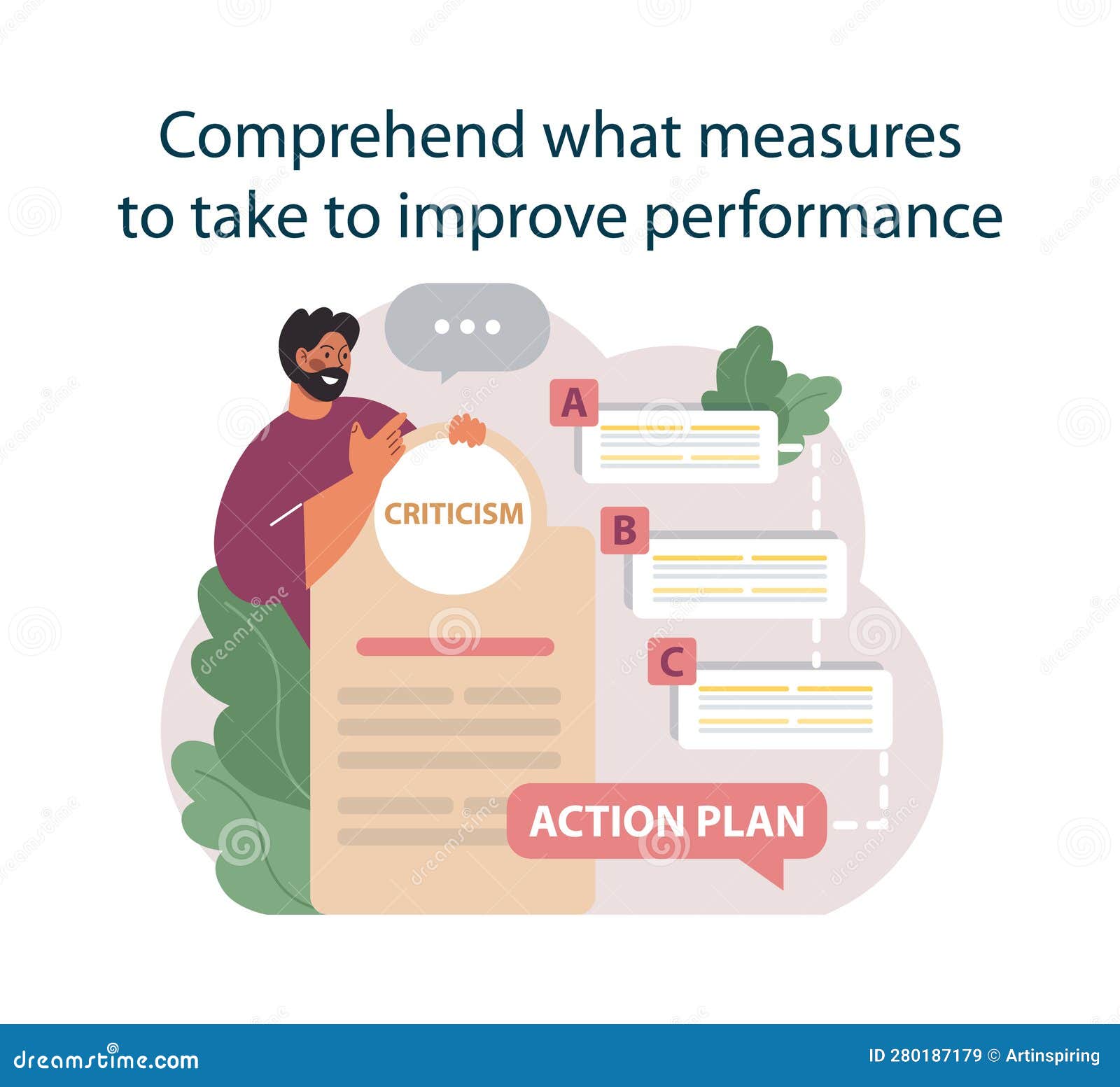 How To Deal with Judgement at Work. Employee Dealing with Pressure ...