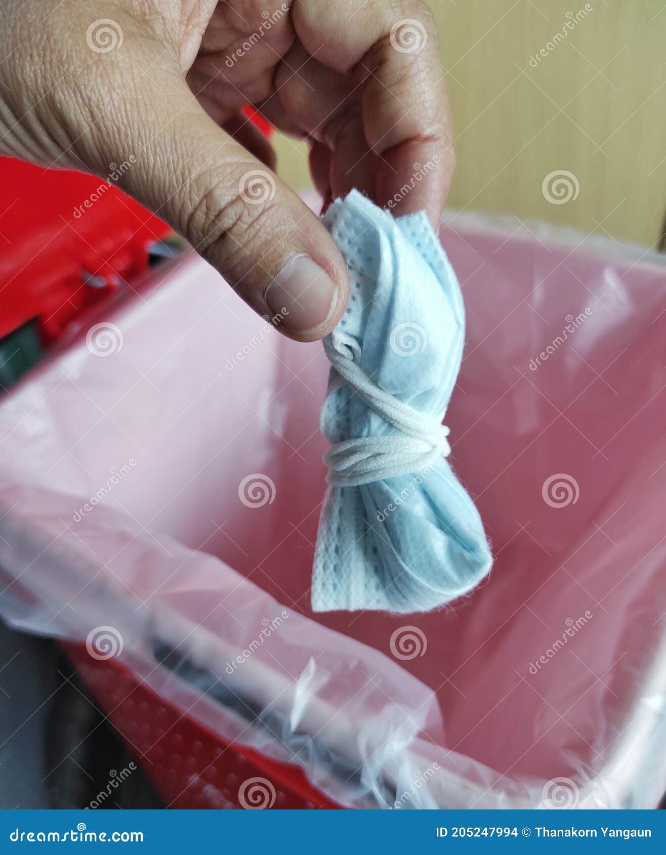 How To Dispose of a Mask after Used is To Wind it and Throw in the ...