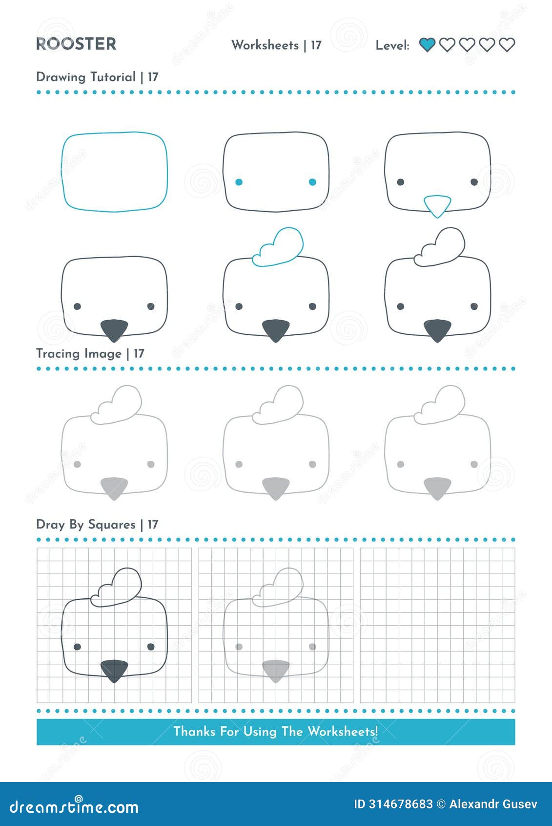 Rooster Activity Silhouettes Cartoon Vector | CartoonDealer.com #177071957