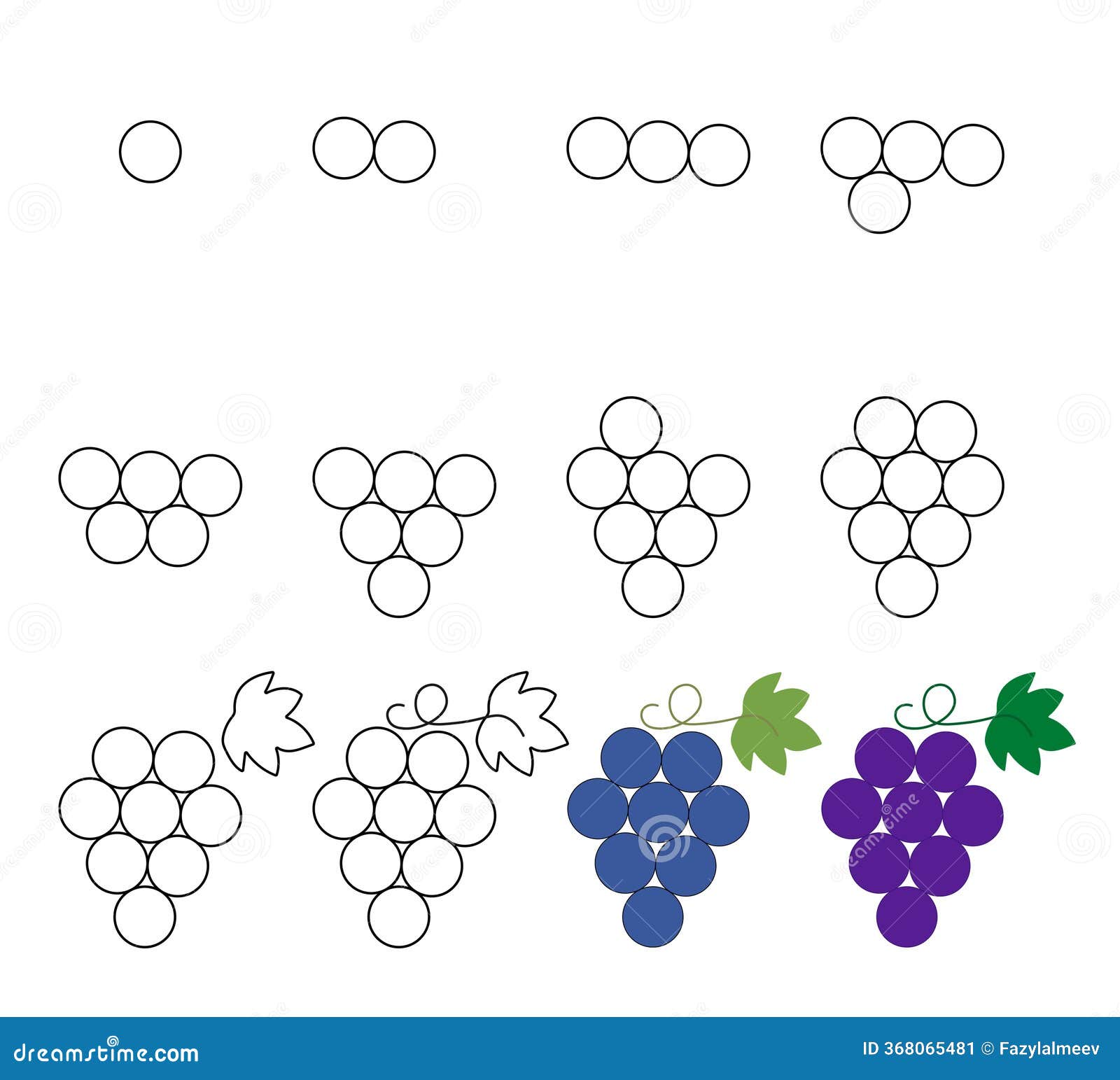Worksheet Easy Guide To Drawing Cartoon Train. Simple Step-by-step ...
