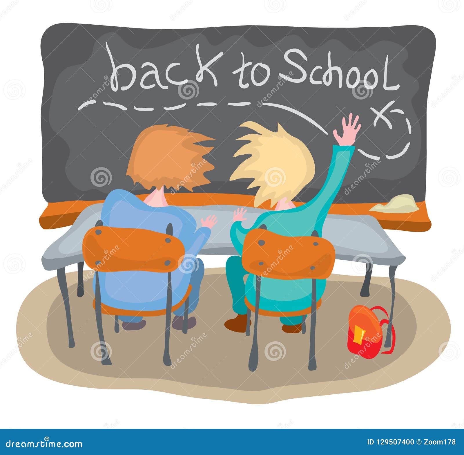 How to go back to school stock vector. Illustration of group - 129507400