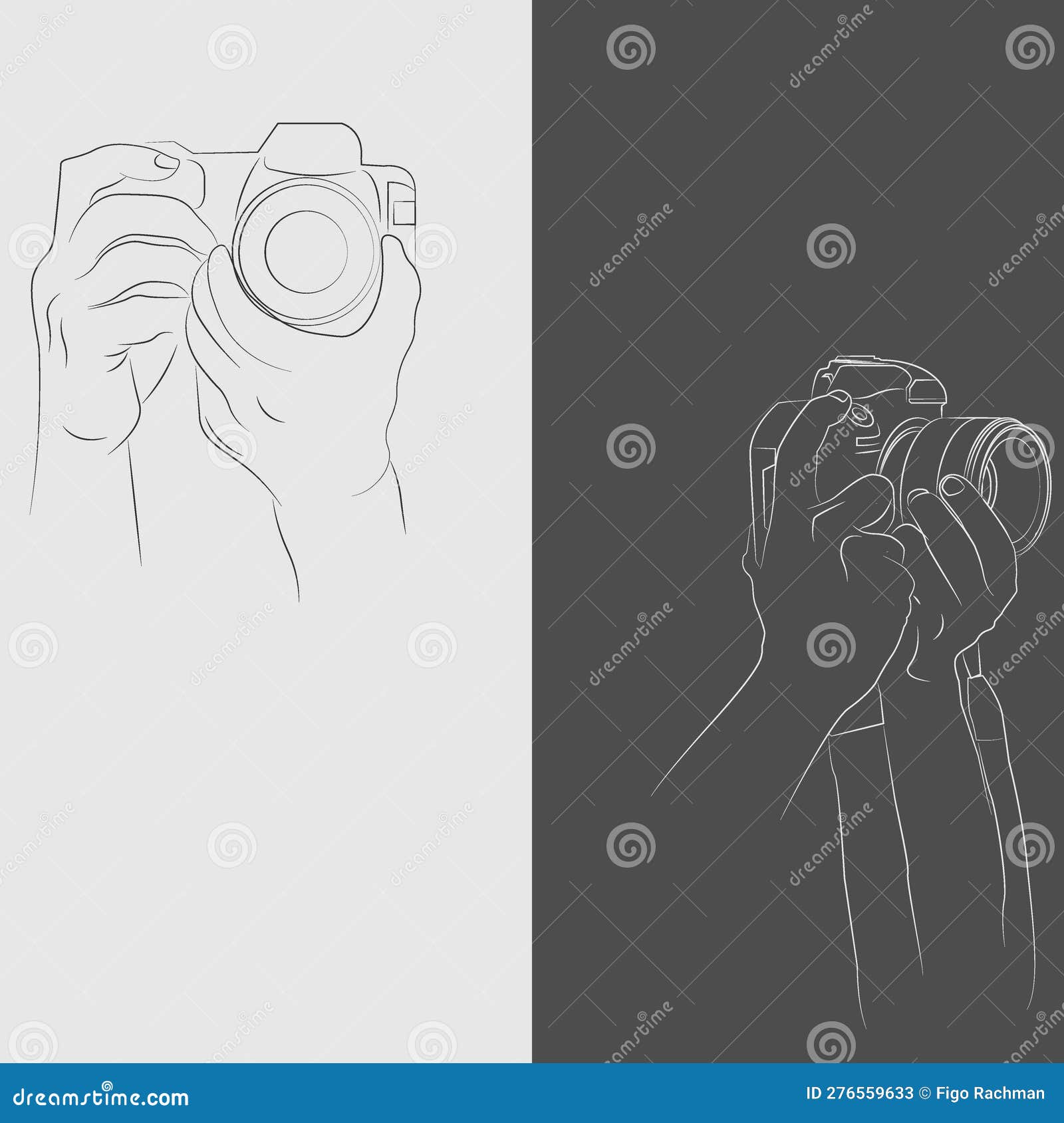 How To Hold the Camera Correctly Illustration Stock Vector ...