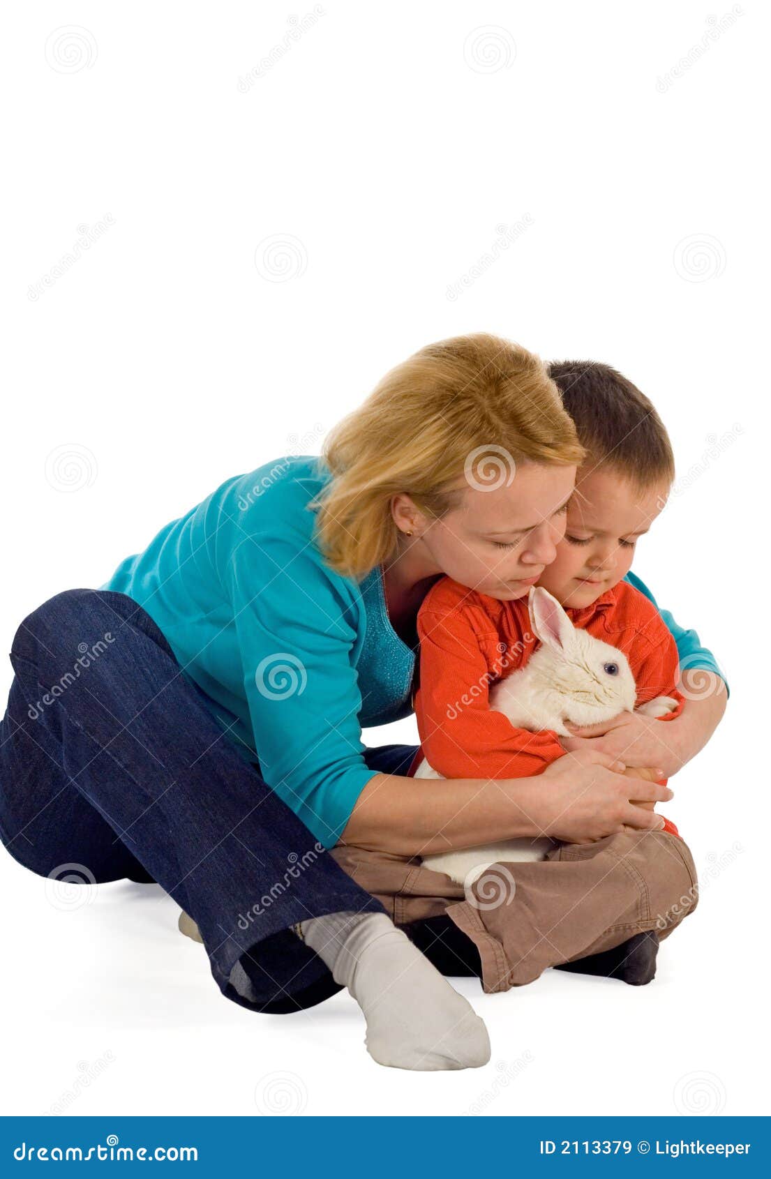 How to hug a bunny stock image. Image of affection, play - 2113379