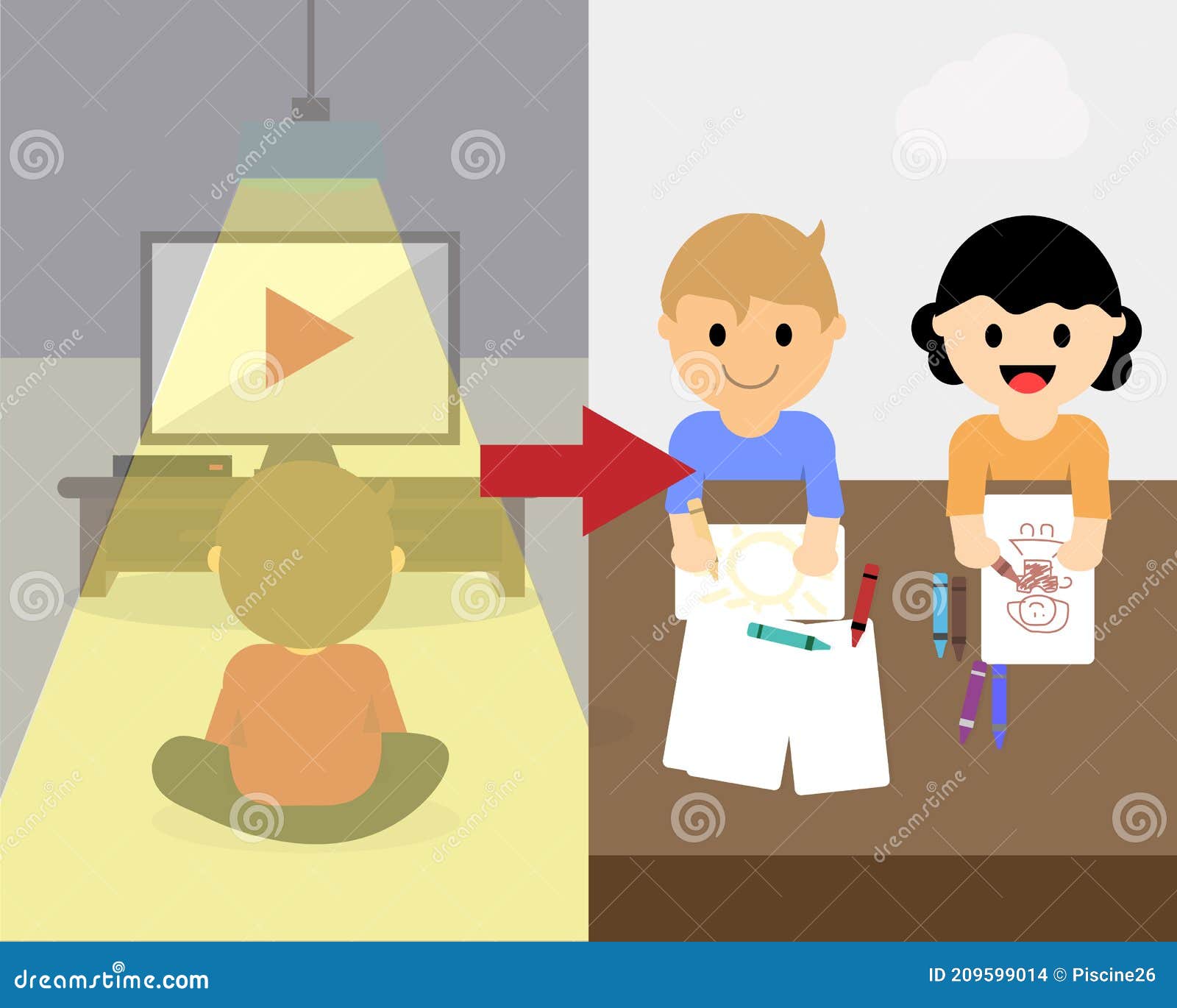 How To Improve Executive Function EF for Children Vector Stock Vector ...