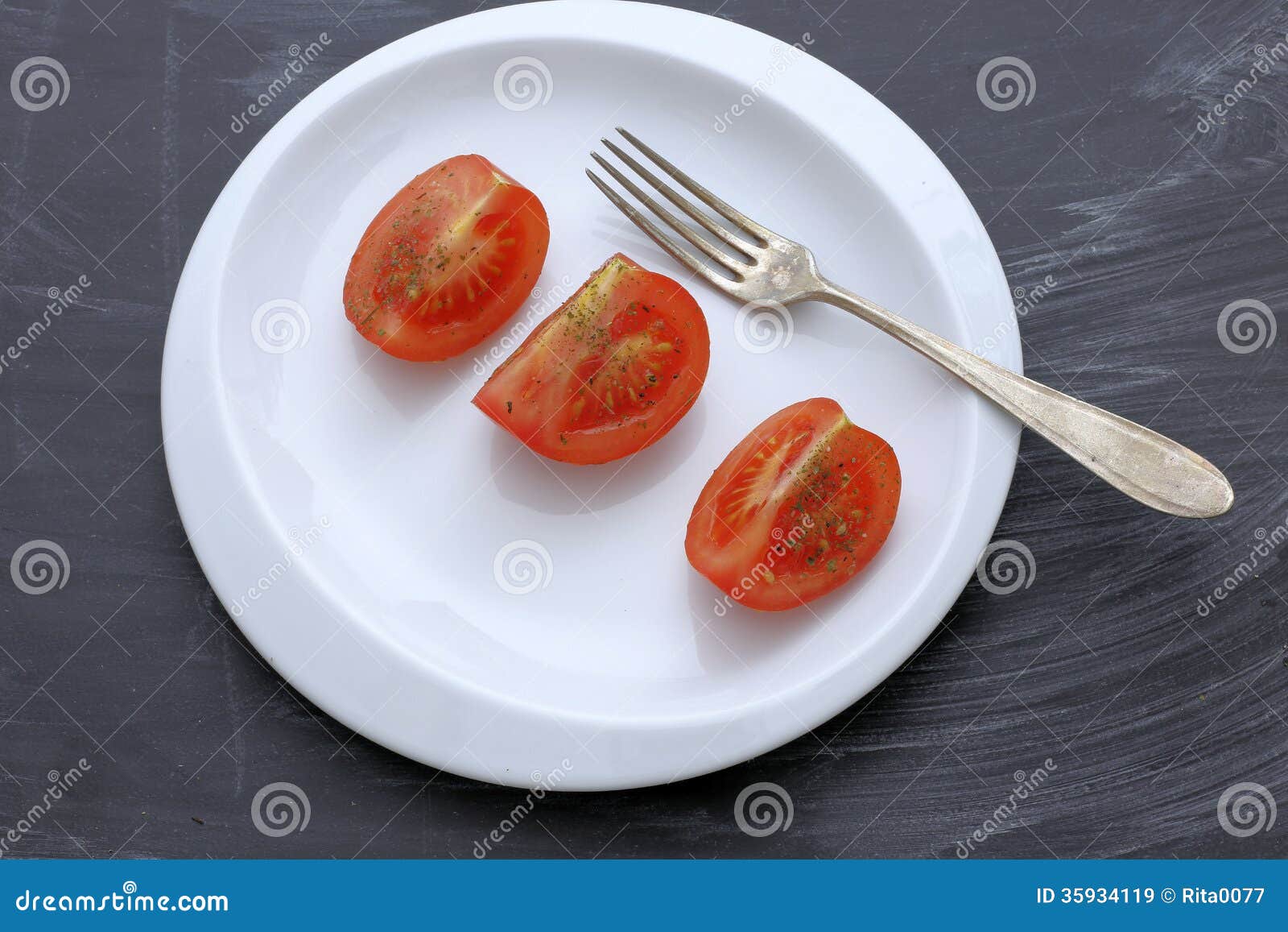 How To Lose Weight - Tomato Stock Image - Image of fork, tomato: 35934119