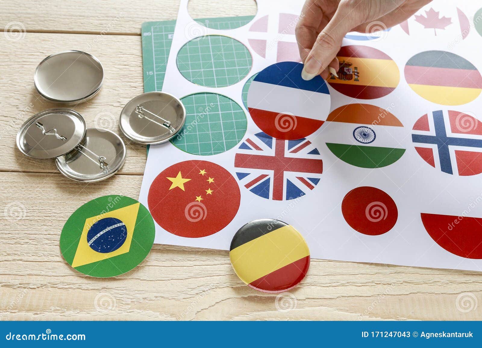 Button Badges Back Parts Stock Photo | CartoonDealer.com #208794606