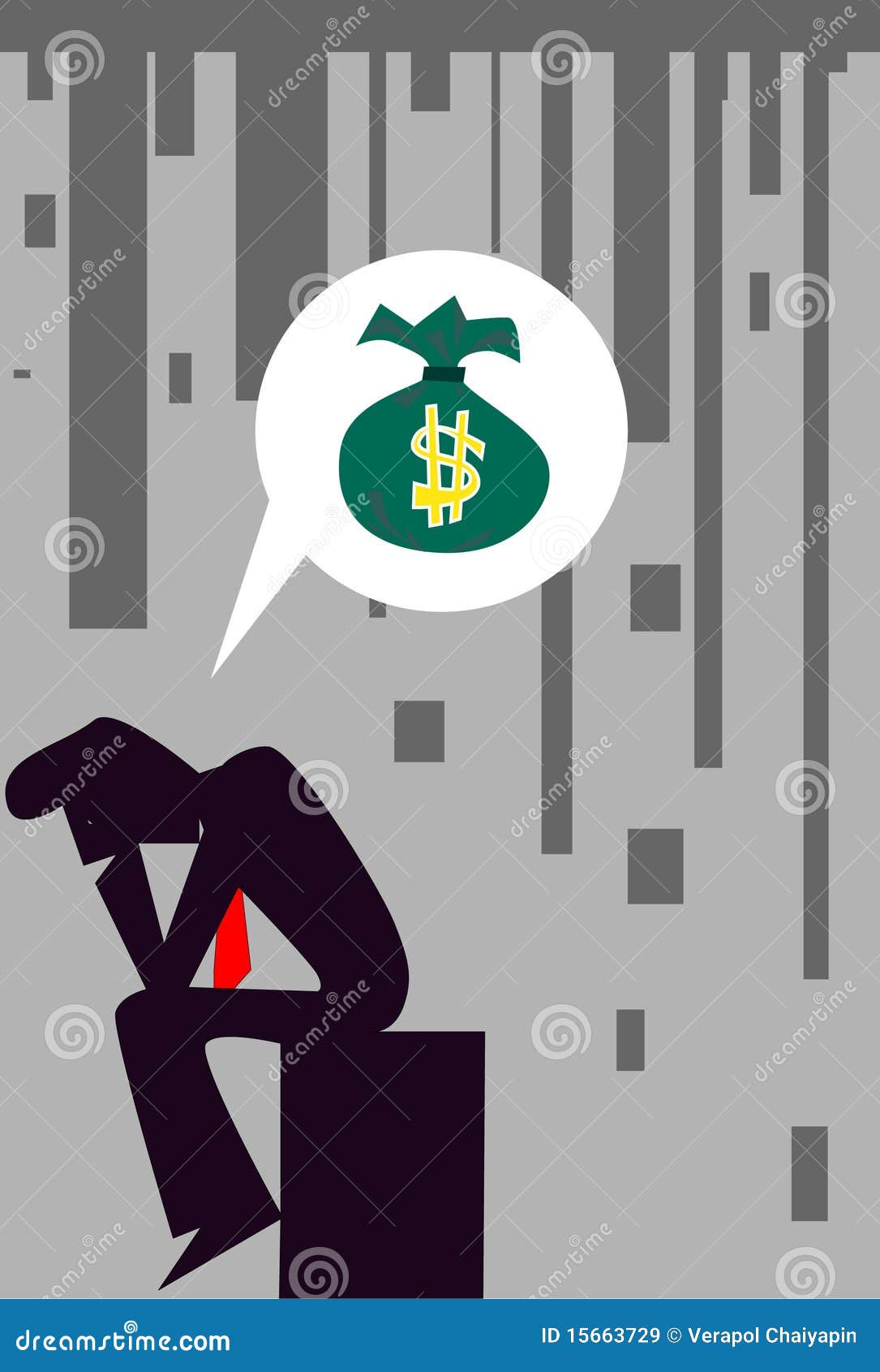 How to make money? stock illustration. Illustration of money - 15663729