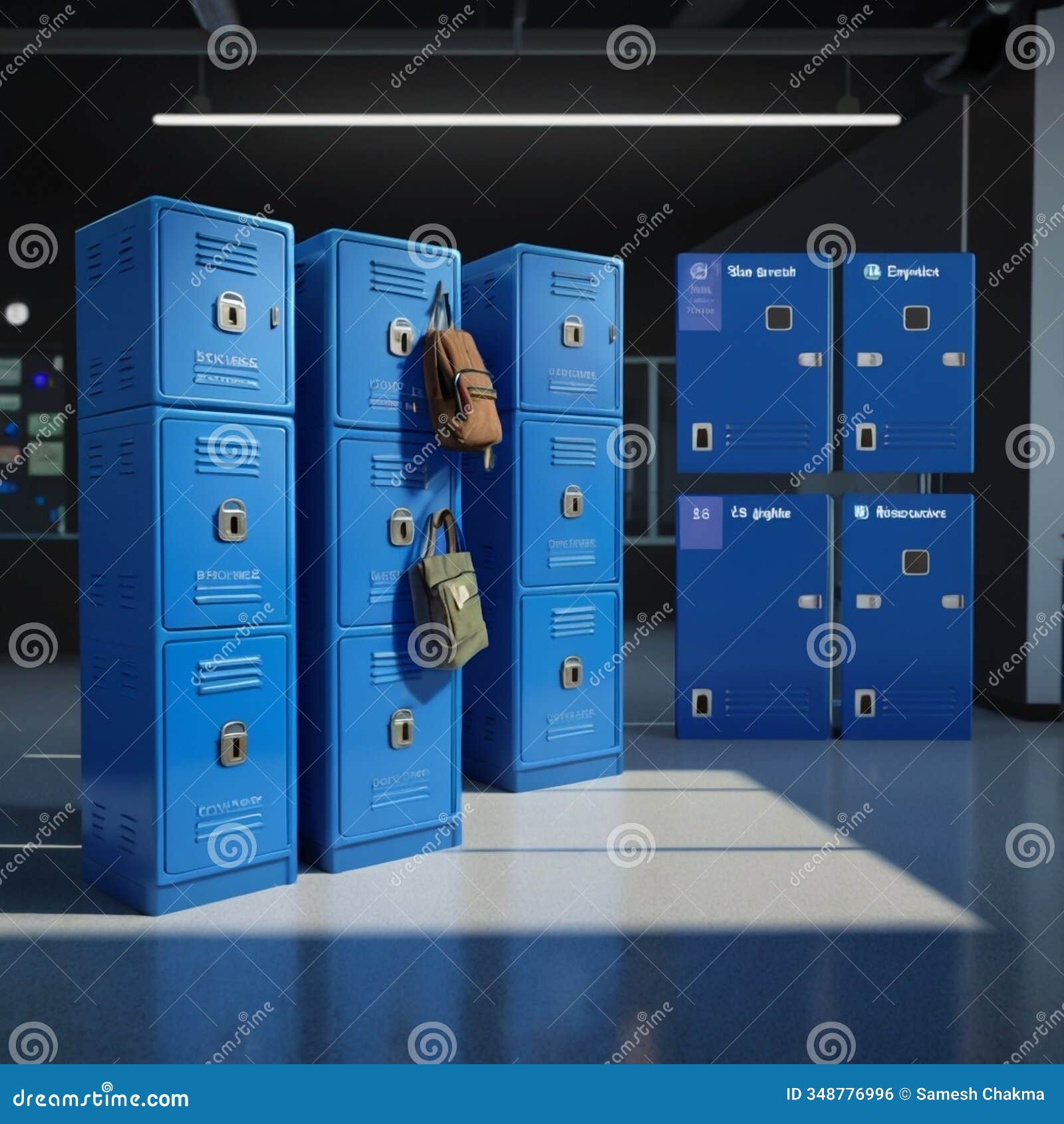 How To Make the Most of Your School Locker Space Stock Illustration ...