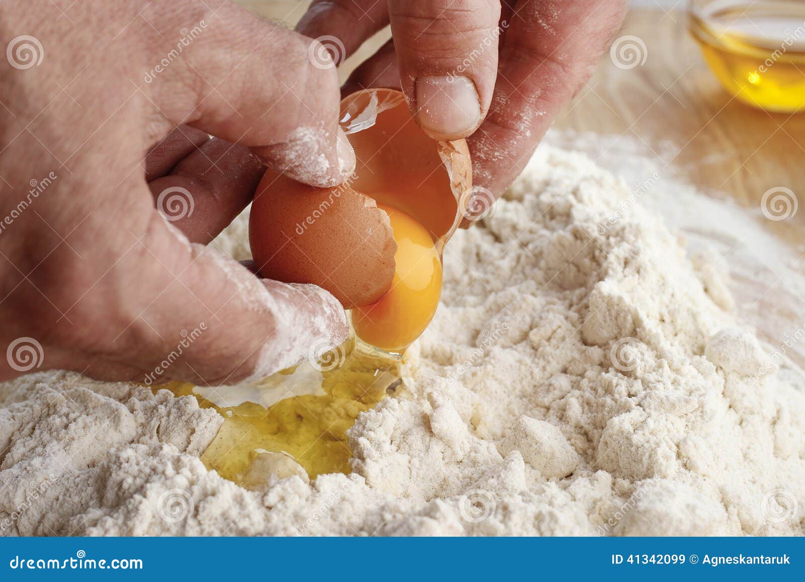 How To Make a Pastry - Step by Step Stock Image - Image of bake, baker ...