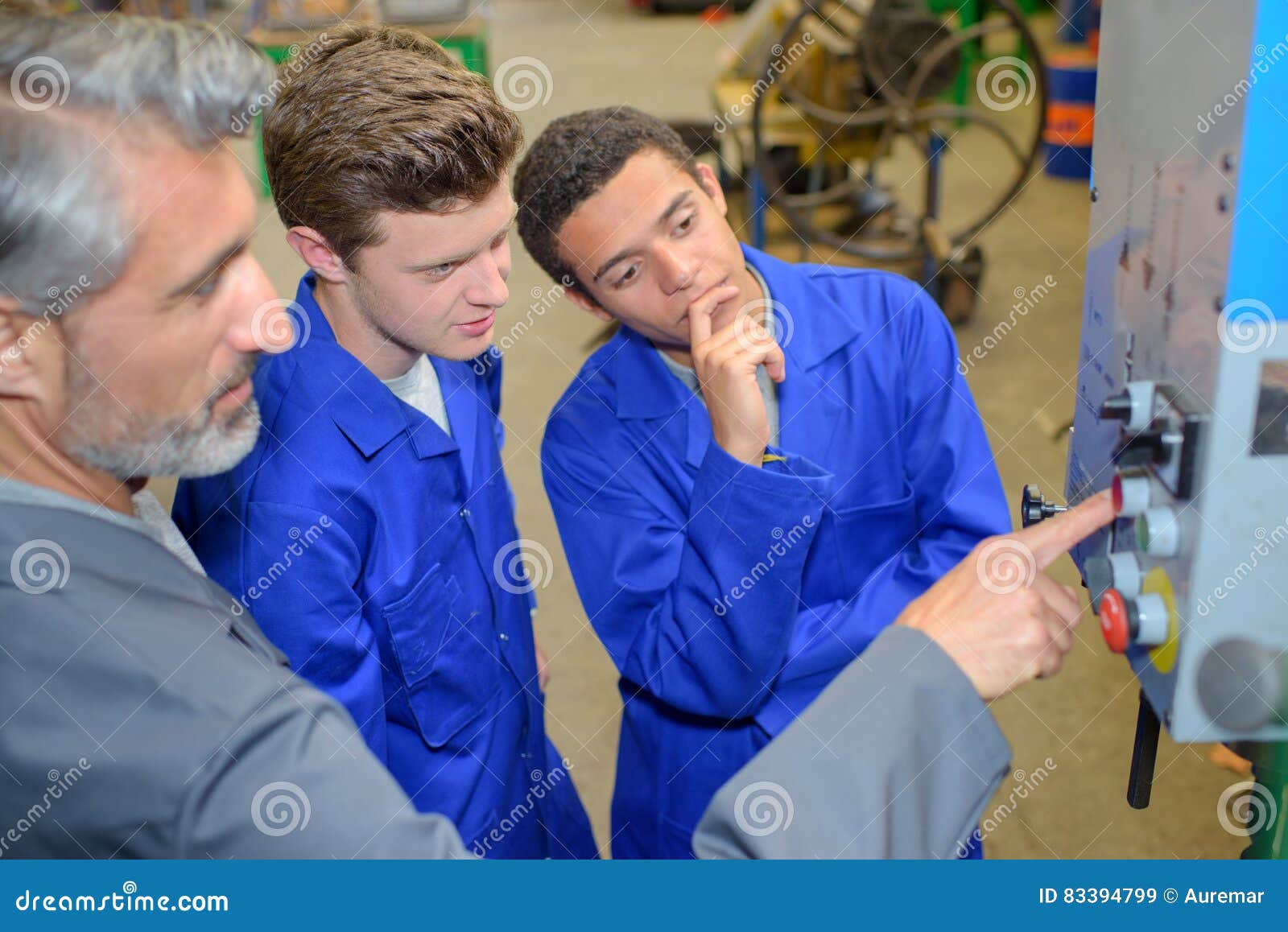 How to operate machine stock image. Image of vocational - 83394799