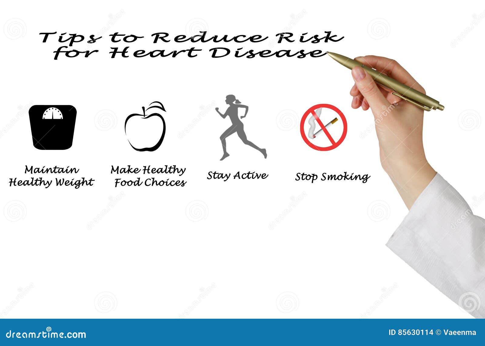 How To Reduce Risk for Heart Disease Stock Photo - Image of reduce ...