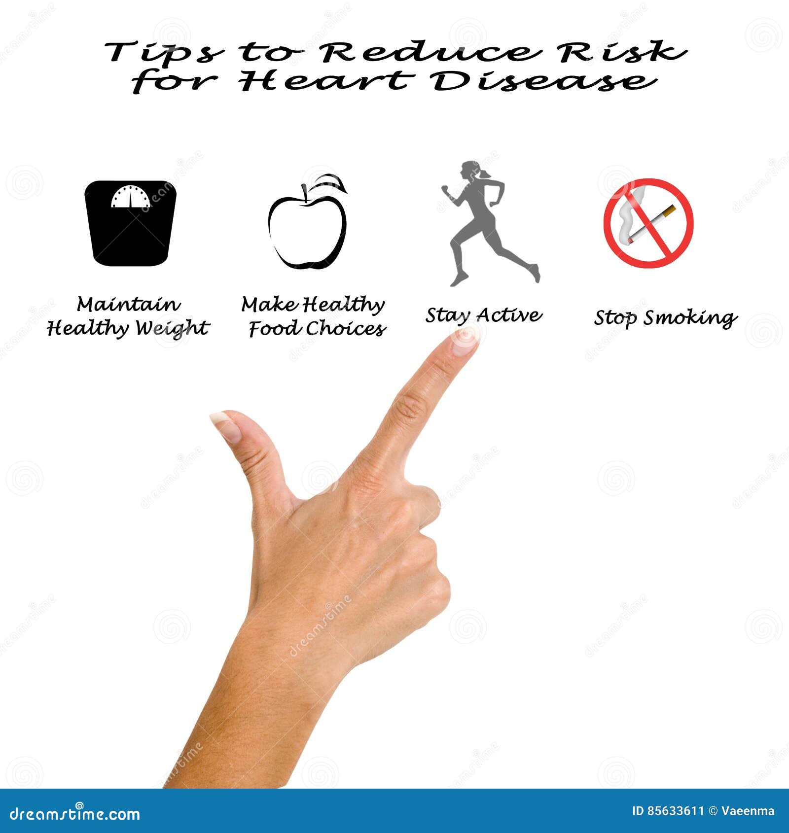 How To Reduce Risk for Heart Disease Stock Image - Image of risk ...