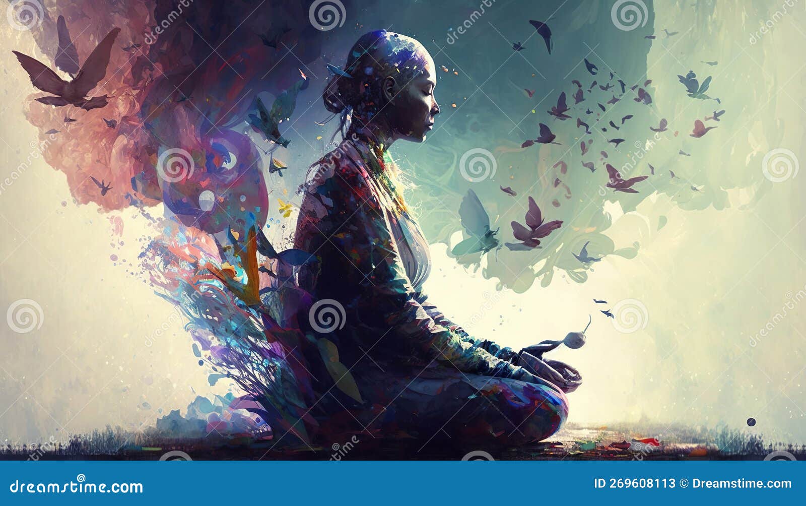 How To Reduce Stress Meditation and Deep Relaxation Stock Illustration ... How To Reduce Stress Meditation and Deep Relaxation Stock Illustration ...